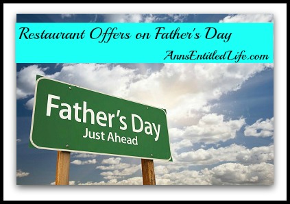 Father's Day Restaurant Offers