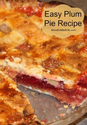 Easy Plum Pie Recipe