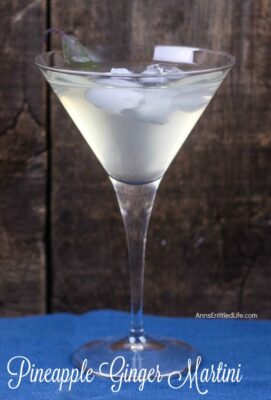 Pineapple Ginger Martini Recipe