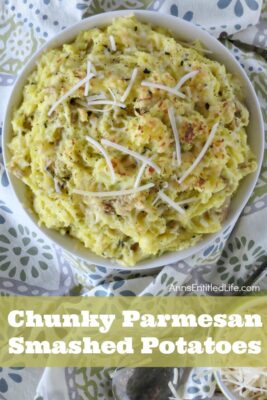 Chunky Parmesan Smashed Potatoes Recipe