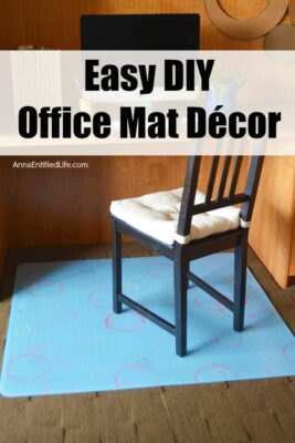 Easy DIY Office Mat Decor