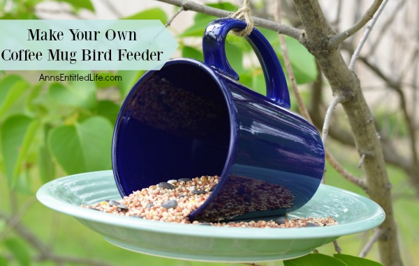 Make Your Own Coffee Mug Bird Feeder