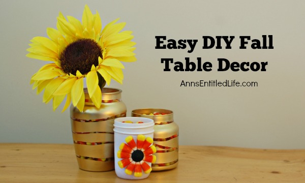 Easy DIY Fall Table Decor