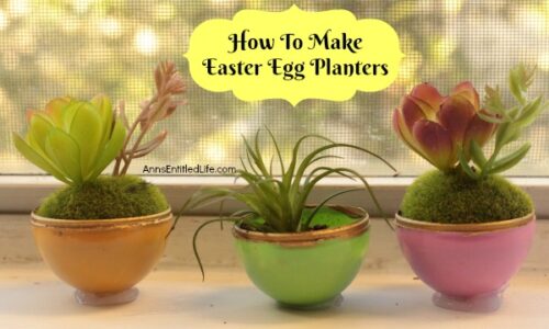 How to Make Easter Egg Planters