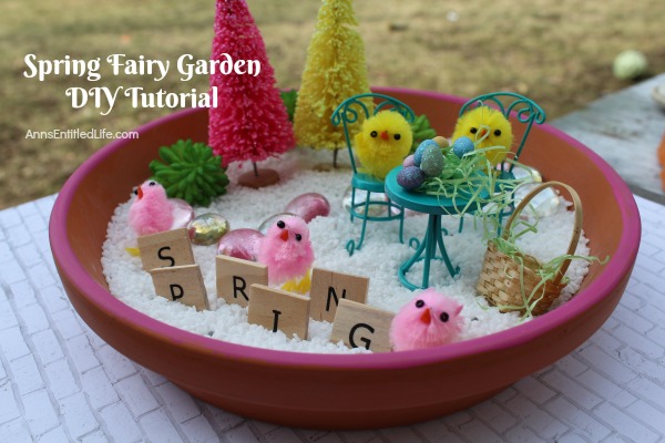 Spring Fairy Garden DIY Tutorial
