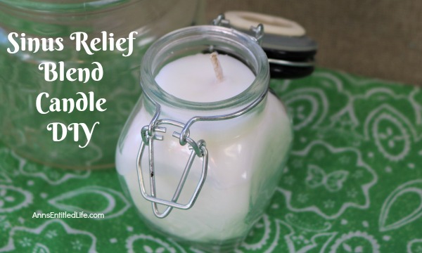Sinus Relief Blend Diy Candle