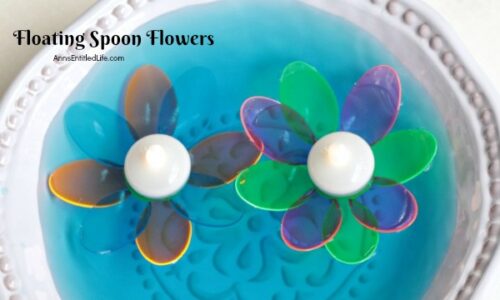 DIY Floating Spoon Flowers