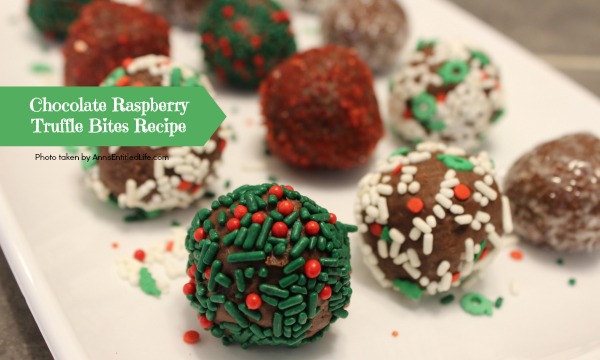 Chocolate Raspberry Truffle Bites Recipe