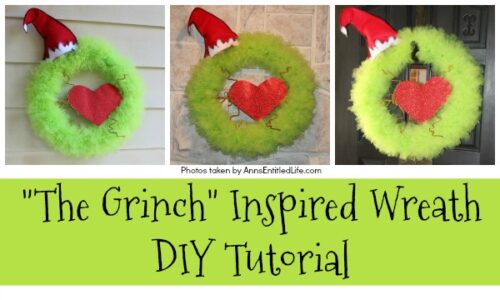 The Grinch Inspired Wreath DIY Tutorial