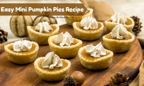 Easy Mini Pumpkin Pies Recipe