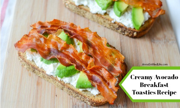 Creamy Avocado Breakfast Toasties Recipe