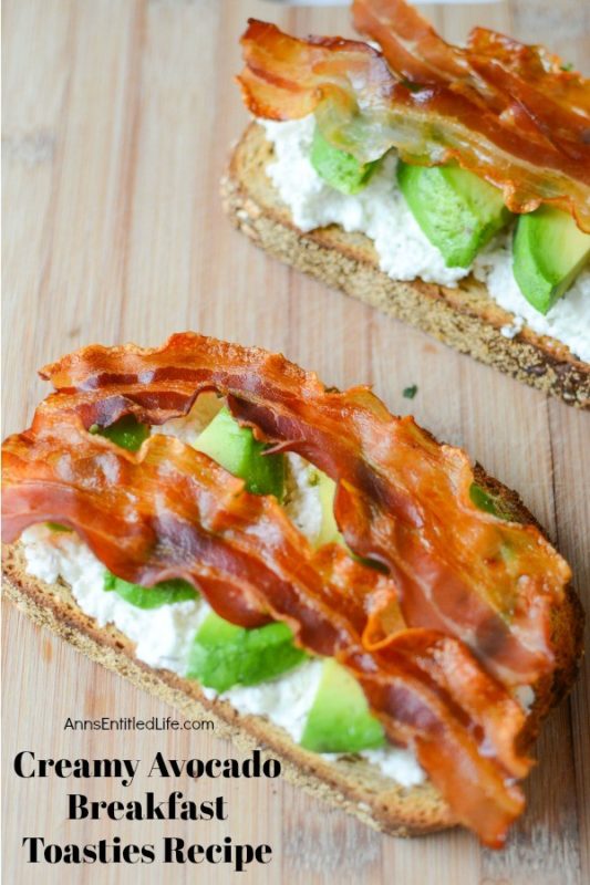 Creamy Avocado Breakfast Toasties Recipe
