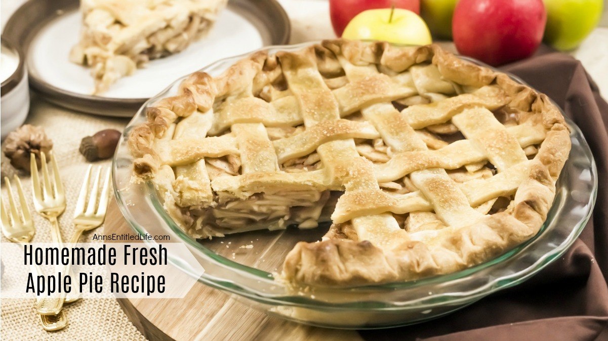 Homemade Fresh Apple Pie Recipe
