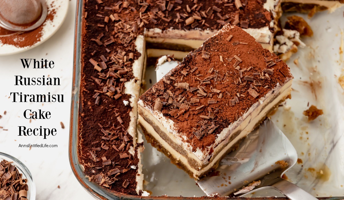 White Russian Tiramisu Cake Recipe