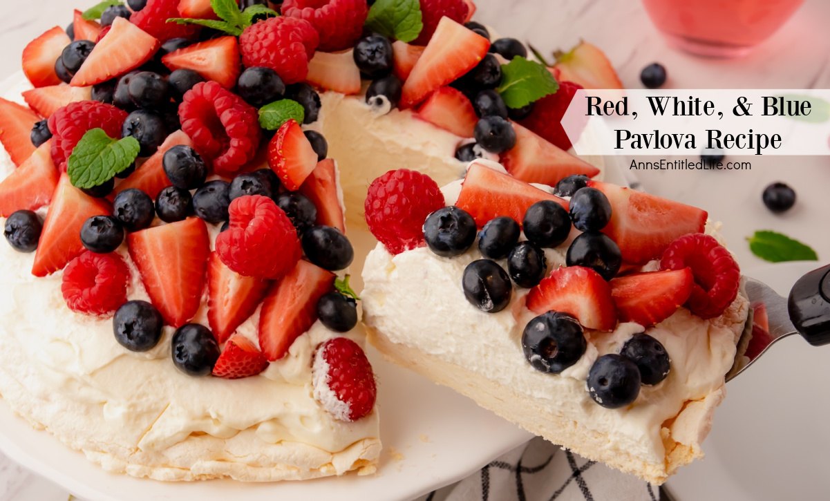 Red, White, and Blue Pavlova Recipe