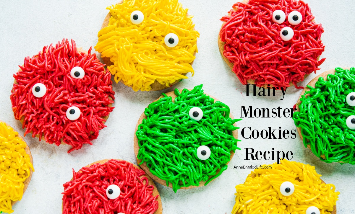 Hairy Monster Cookies Recipe | Halloween Delight