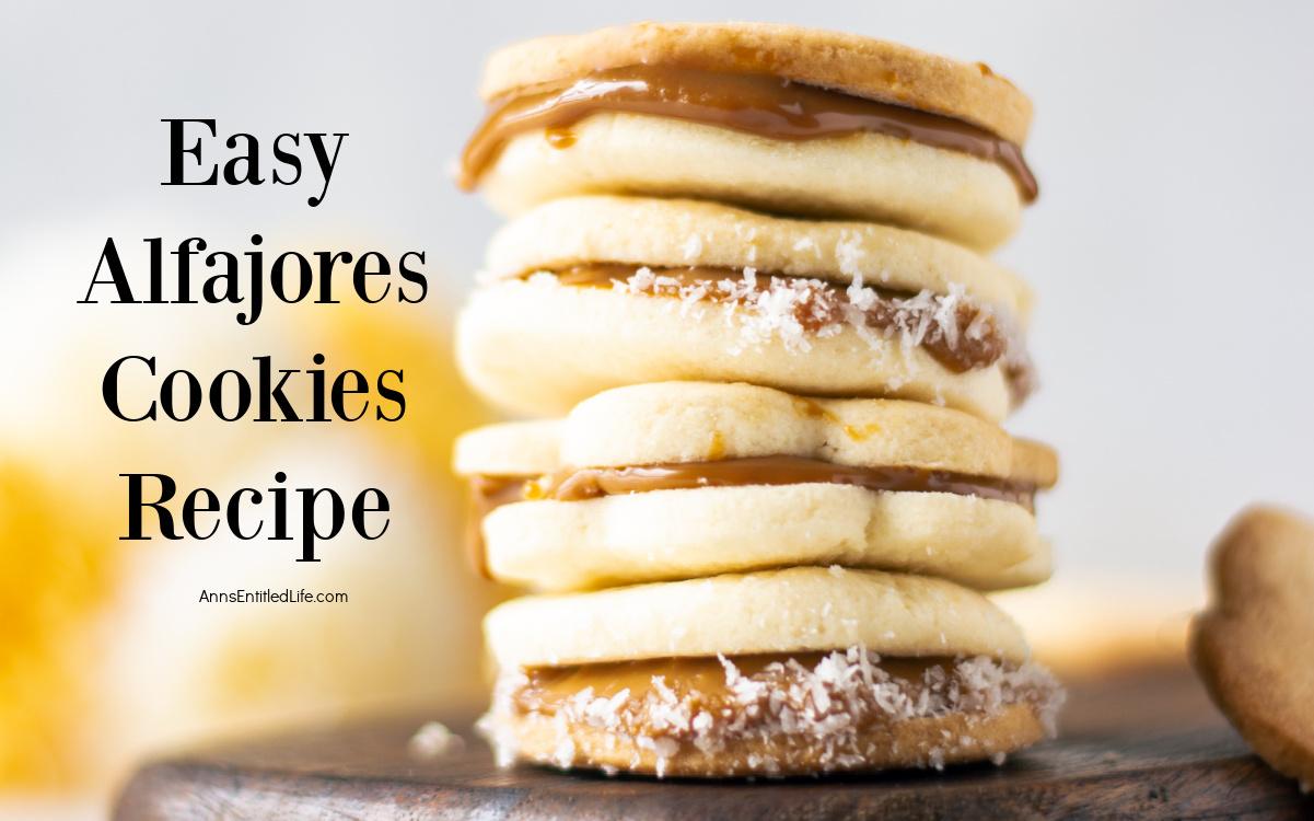 Easy Alfajores Cookies Recipe | with Dulce de Leche