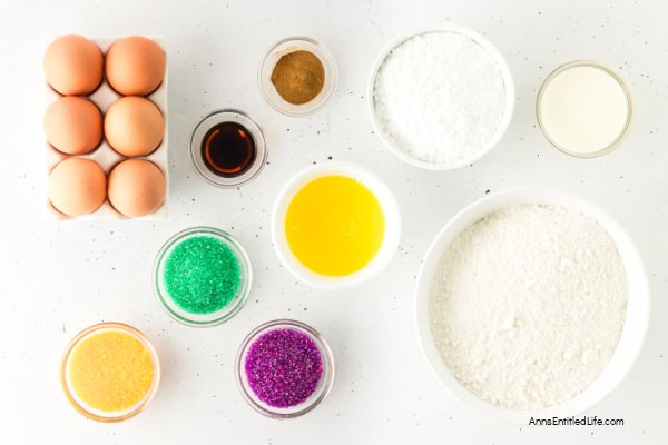 King Cake Cookies Recipe | Mardi Gras Cookie Treats - Ann's Entitled Life